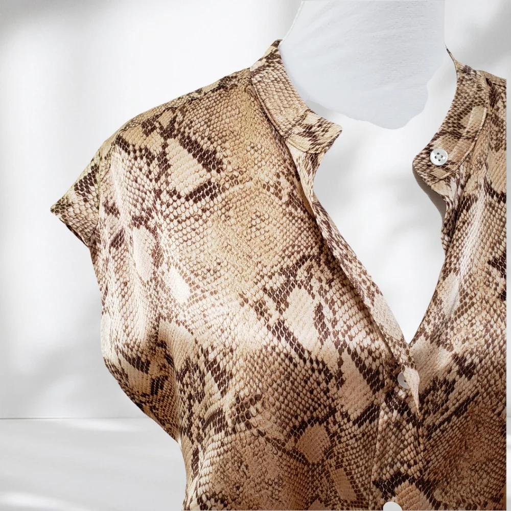 Banana Republic | Dresses | Banana Republic Serenade Silk Shirt Dress ...